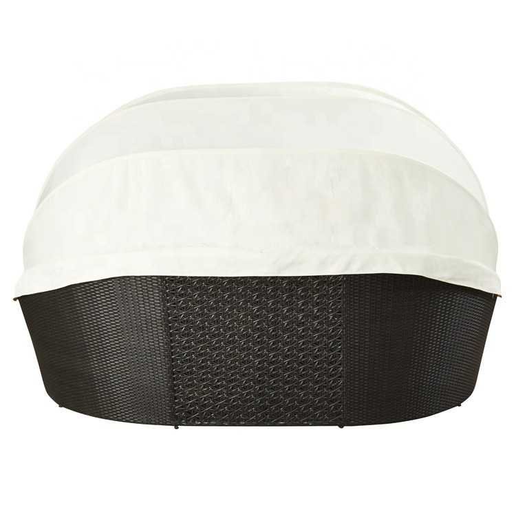 Outdoor sun bed with canopy - Omg Furniture
