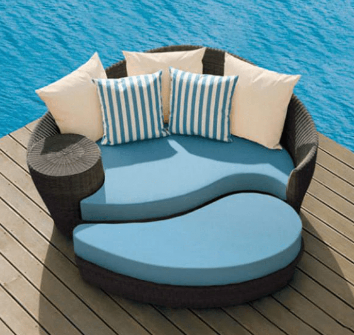 Outdoor sun bed with coop - Omg Furniture