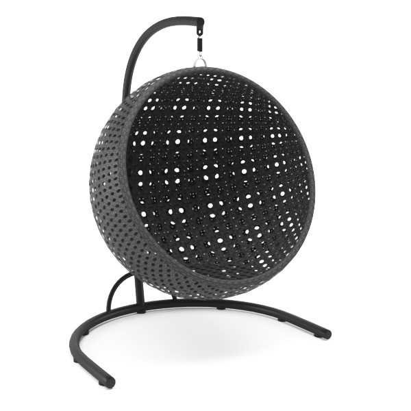 Round shape ring style single seater Outdoor swing with stand - Omg ...