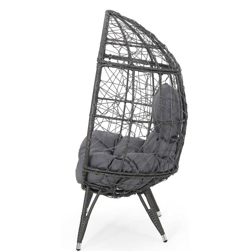 Round shape ring style single seater Outdoor swing with stand - Omg ...