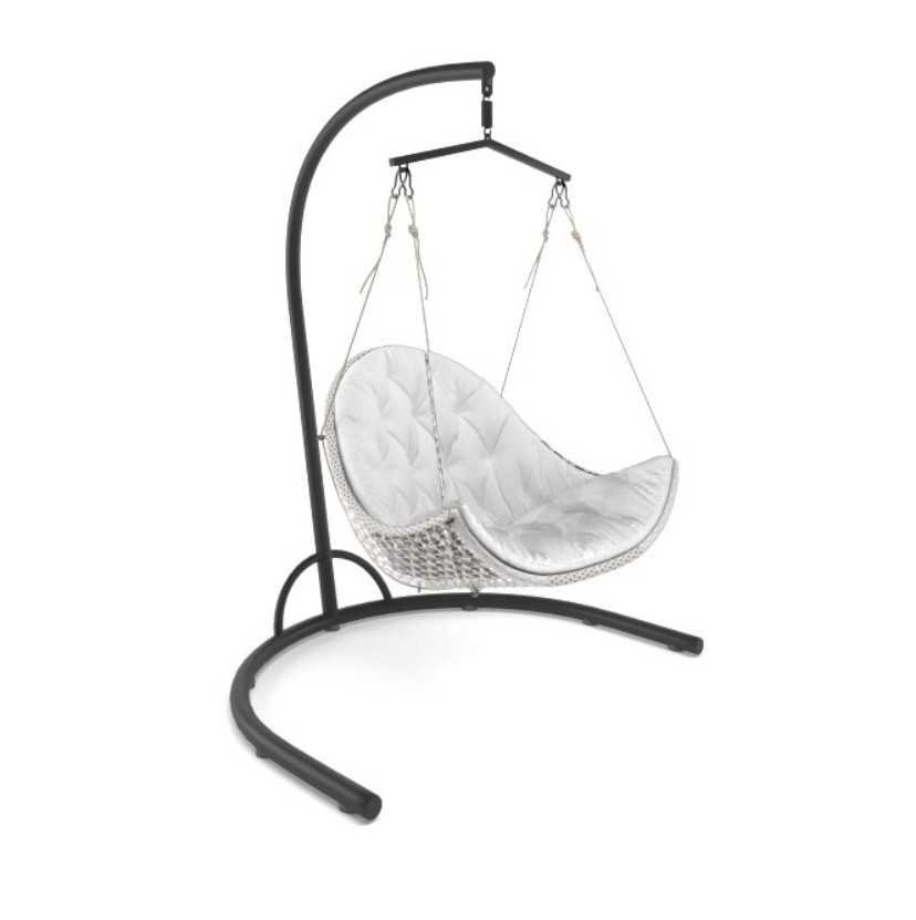 Single seater Outdoor swing with stand - Omg Furniture
