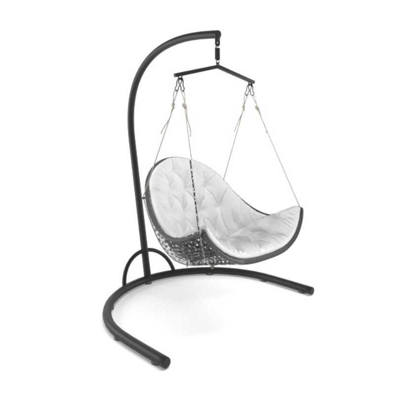 Single seater Outdoor swing with stand - Omg Furniture