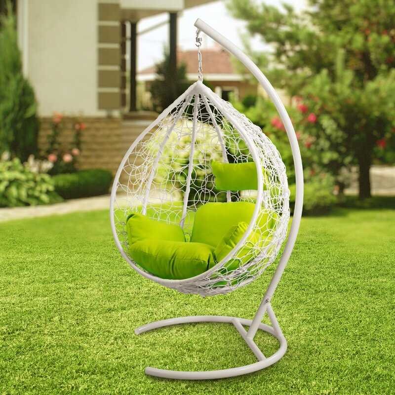 Single seater spider net Outdoor swing with stand - Omg Furniture
